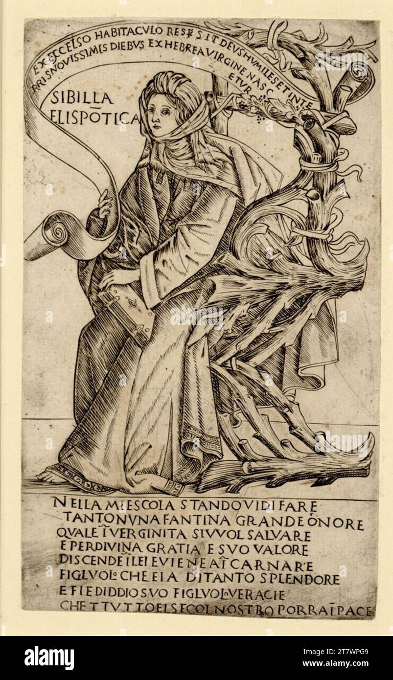 Meister der Propheten und Sibyllen The light spontaneous sibyll. Copper ...