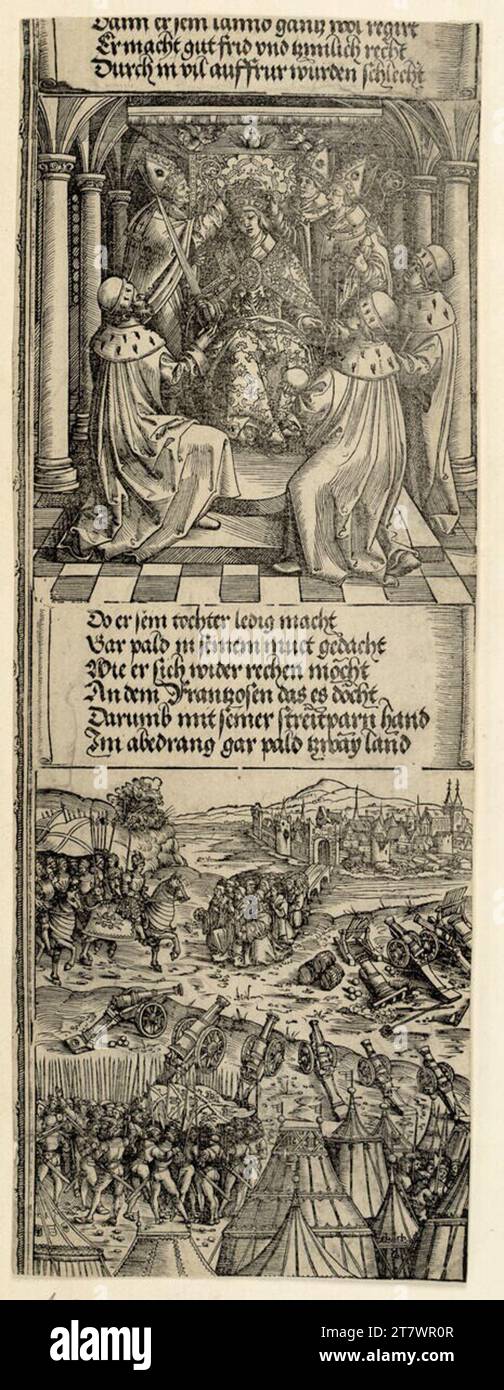 Albrecht Dürer (Workshop) Maximilian's royal crowning 1486, successes ...