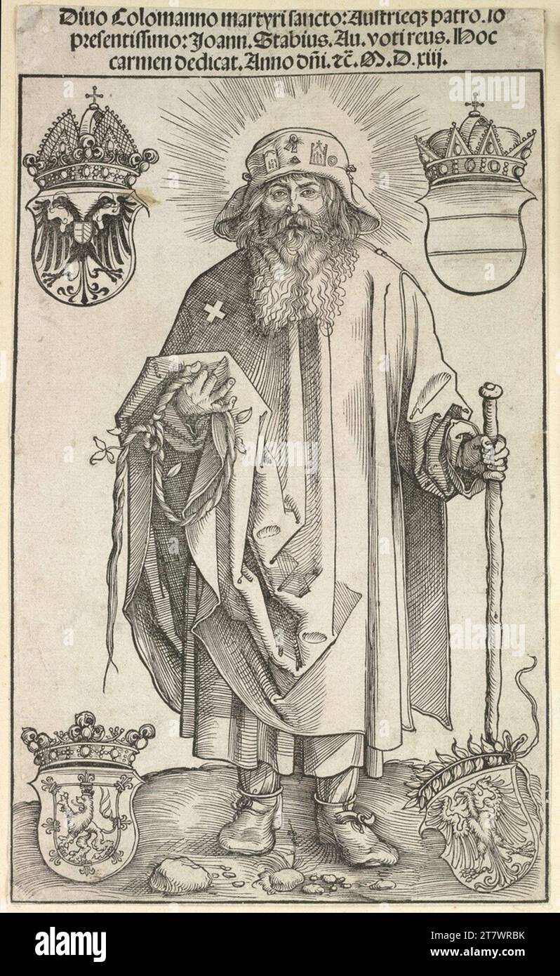 Albrecht Dürer Of the Holy Coloman (John Stabius as St. Coloman ...