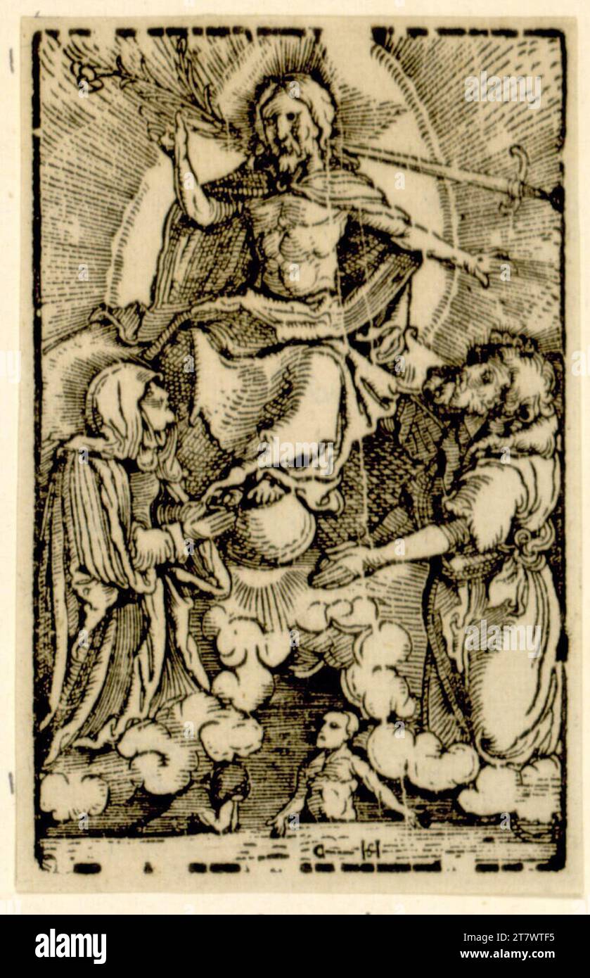 Hans Schäufelin The Last Judgement. Woodcut 1513 , 1513 Stock Photo - Alamy