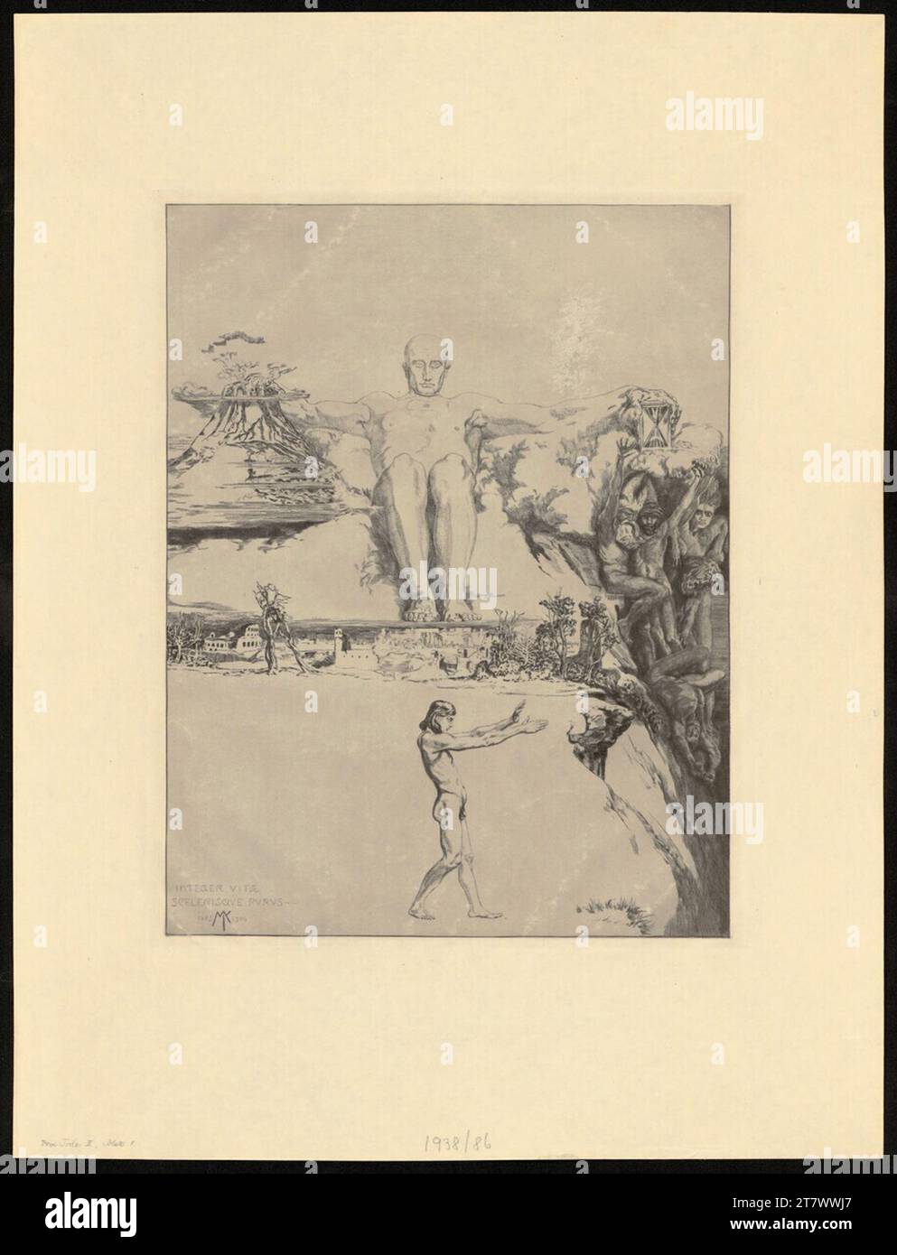 Max Klinger Integer (Opus 13, Blatt 1). Engraving process 1900 , 1900 ...