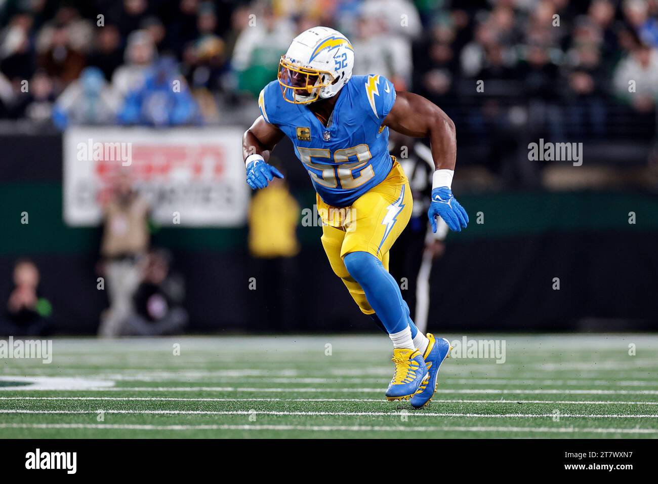 Los Angeles Chargers linebacker Khalil Mack (52) in action against the ...