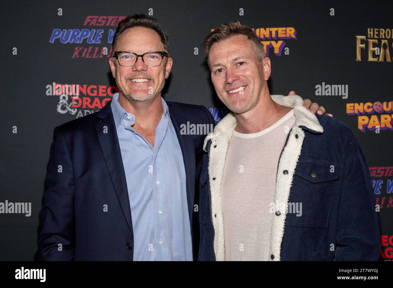 Matthew Lillard und Kyle Newman beim Screening der Streaming Game-Show ...