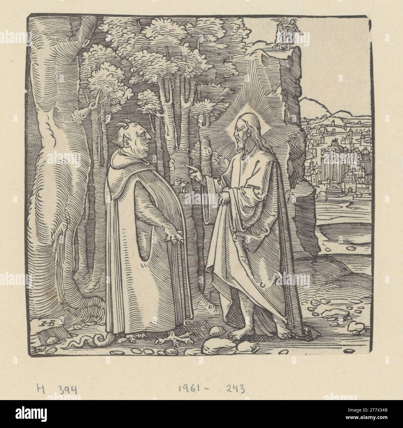 Hans Brosamer Luther's catechism: The temptation of Christ (the Lord's ...