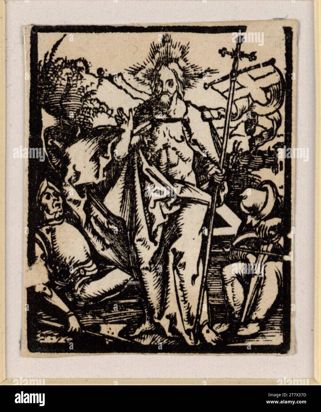 Anonym The resurrection of Christ. Woodcut after 1510 Stock Photo - Alamy