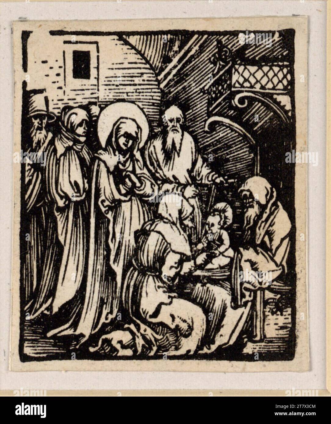 Anonym The circumcision of Christ. Woodcut after 1510 Stock Photo - Alamy