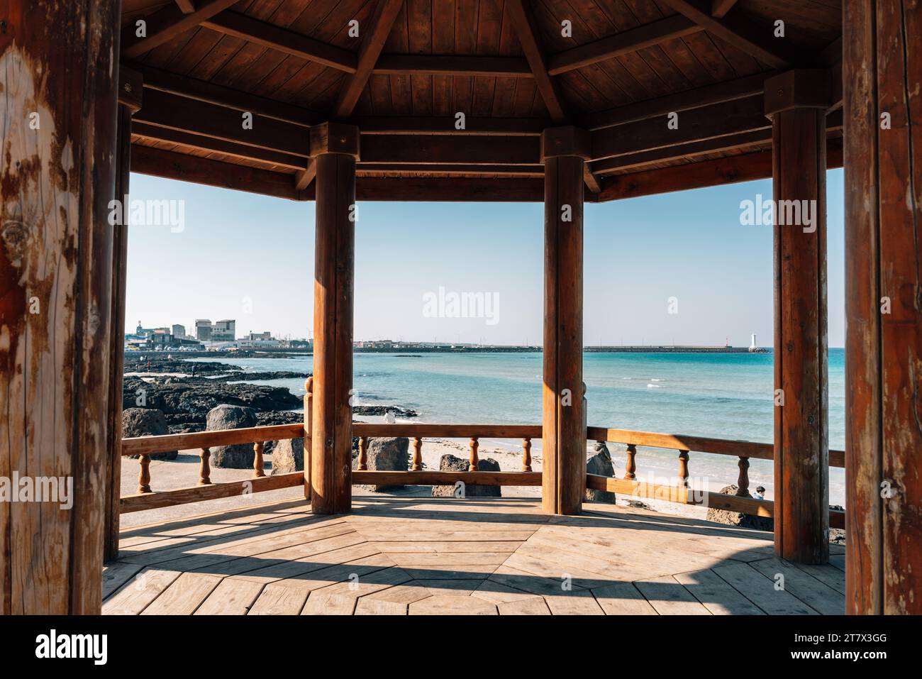 Sehwa Beach and pavilion in Jeju Island, Korea Stock Photo - Alamy