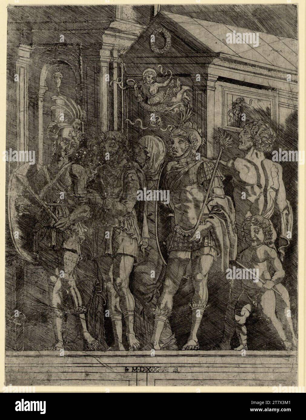 Anonym Roman triumph. Copper engraving print 1526 , 1526 Stock Photo ...