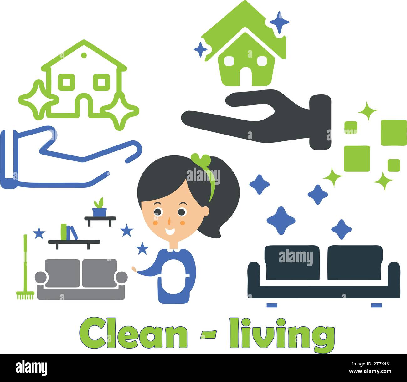 Sanitary services Stock Vector Images - Alamy