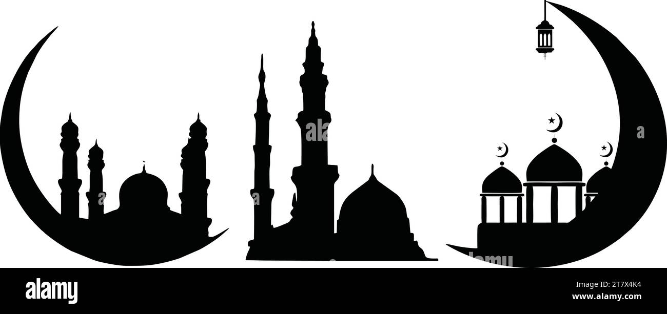 Ramadan kareem poster arabic Black and White Stock Photos & Images - Alamy