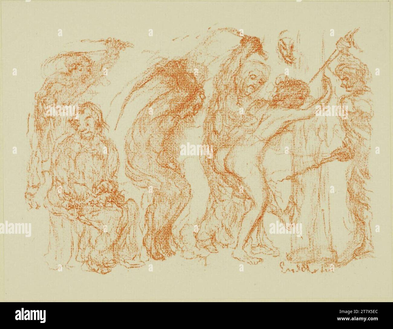 James Ensor Scenes of the life of Christ; Flagellation. Color; Van ...