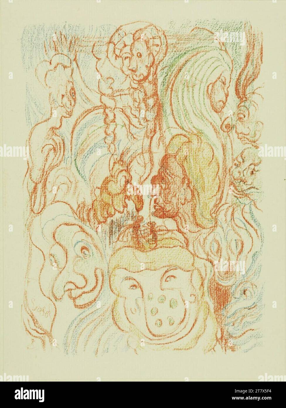James Ensor Scenes of the life of Christ; Frontispiece. Color; Van ...