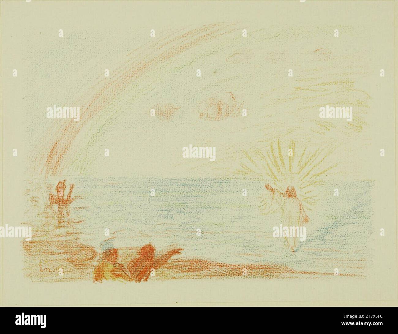 James Ensor Scenes of the life of Christ; Christ walking on the sea ...