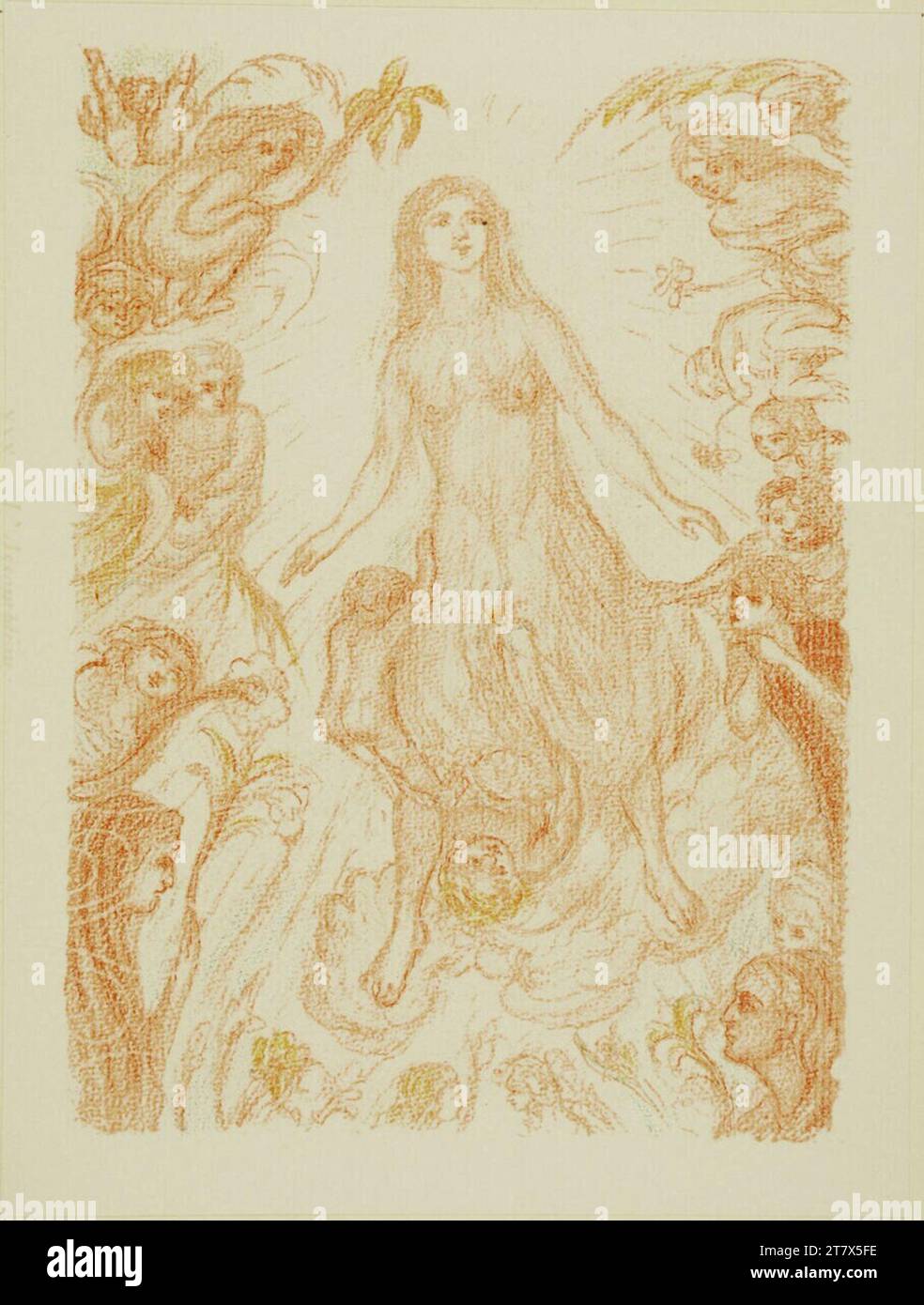 James Ensor Scenes of the life of Christ; The Assumption. Color; Van ...