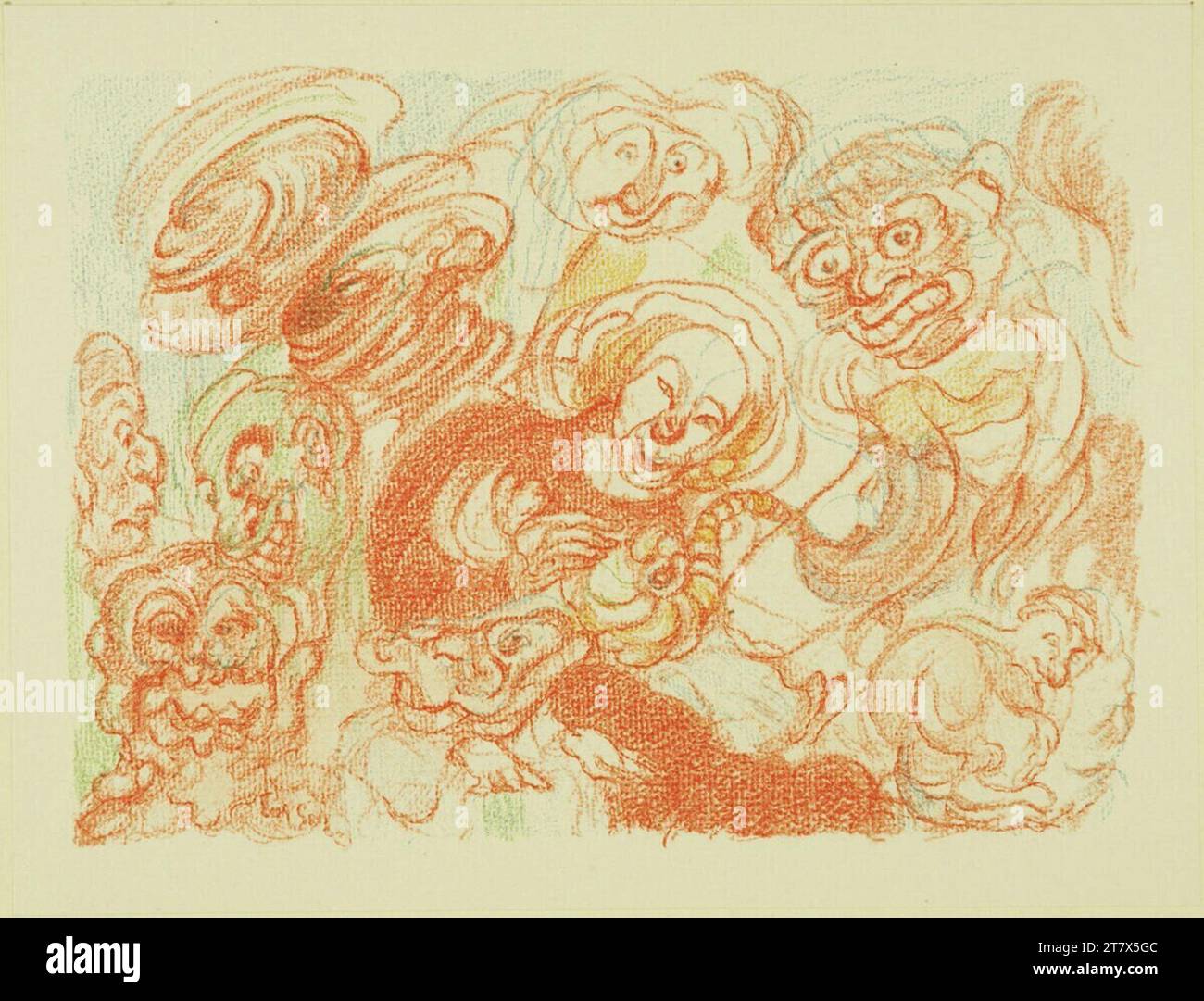 James Ensor Scenes of the life of Christ; The Holy Family. Color; Van ...