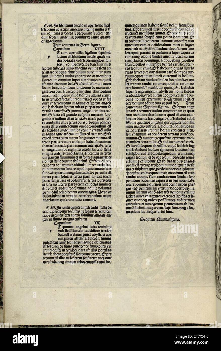 Albrecht Dürer The opening of the fifth and sixth seal (apocalypse ...