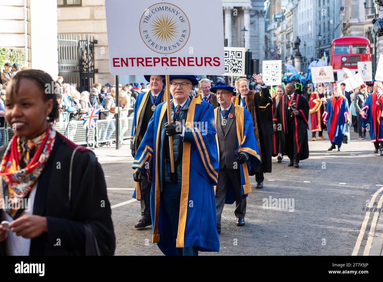 Modern Livery Companies at the Lord Mayor's Show procession 2023 in ...