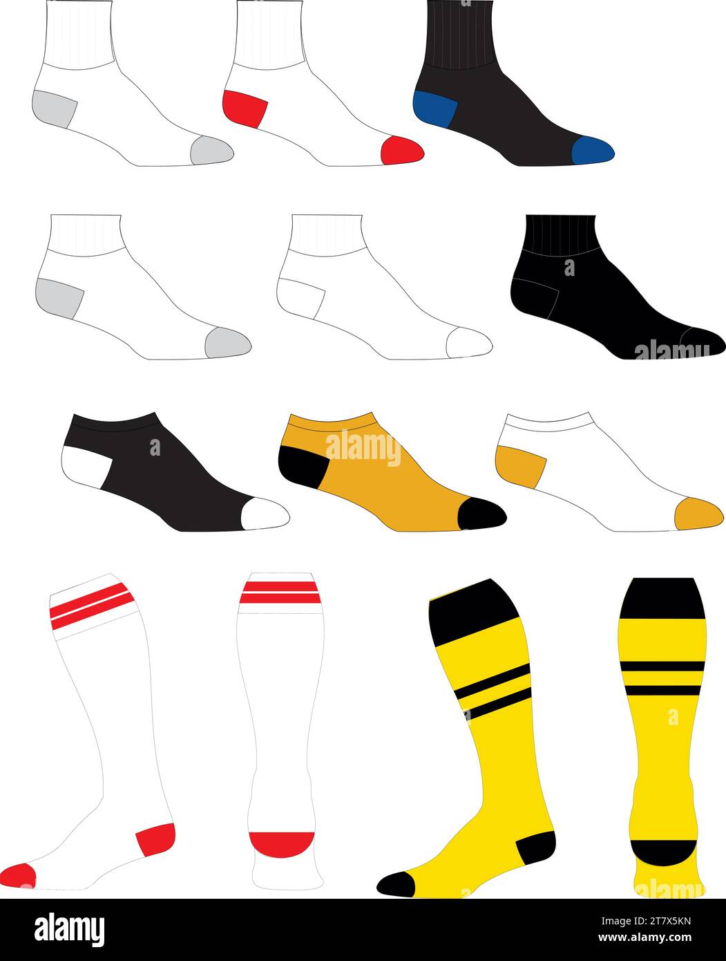 Ankle socks mockup hi-res stock photography and images - Alamy