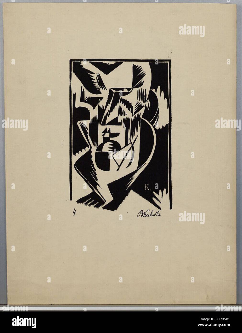 Linocut self portrait hi-res stock photography and images - Alamy