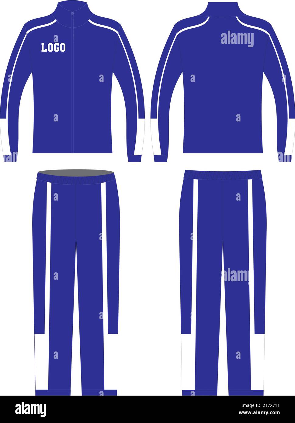 Track Suit Mock up Vector Stock Vector Image & Art - Alamy