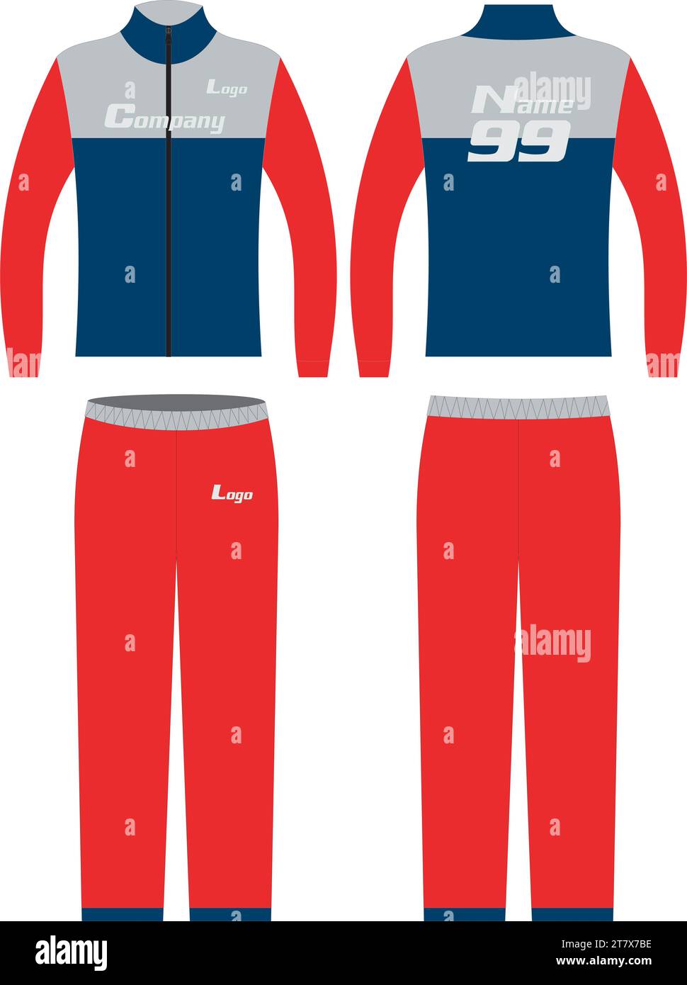 Track Suit Mock up Vector Stock Vector Image & Art - Alamy