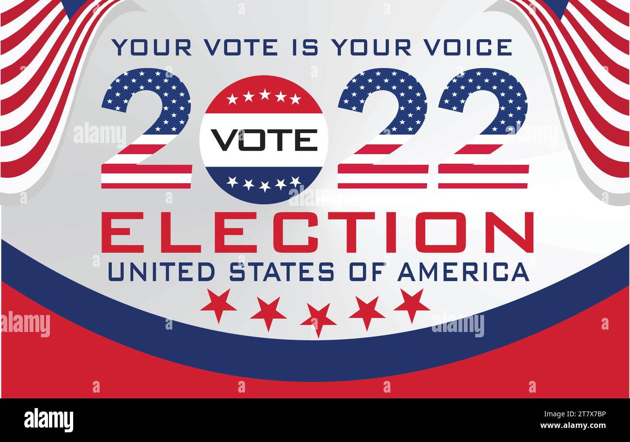 United States Flag Election and Year 2022 Perfect for Election Day ...