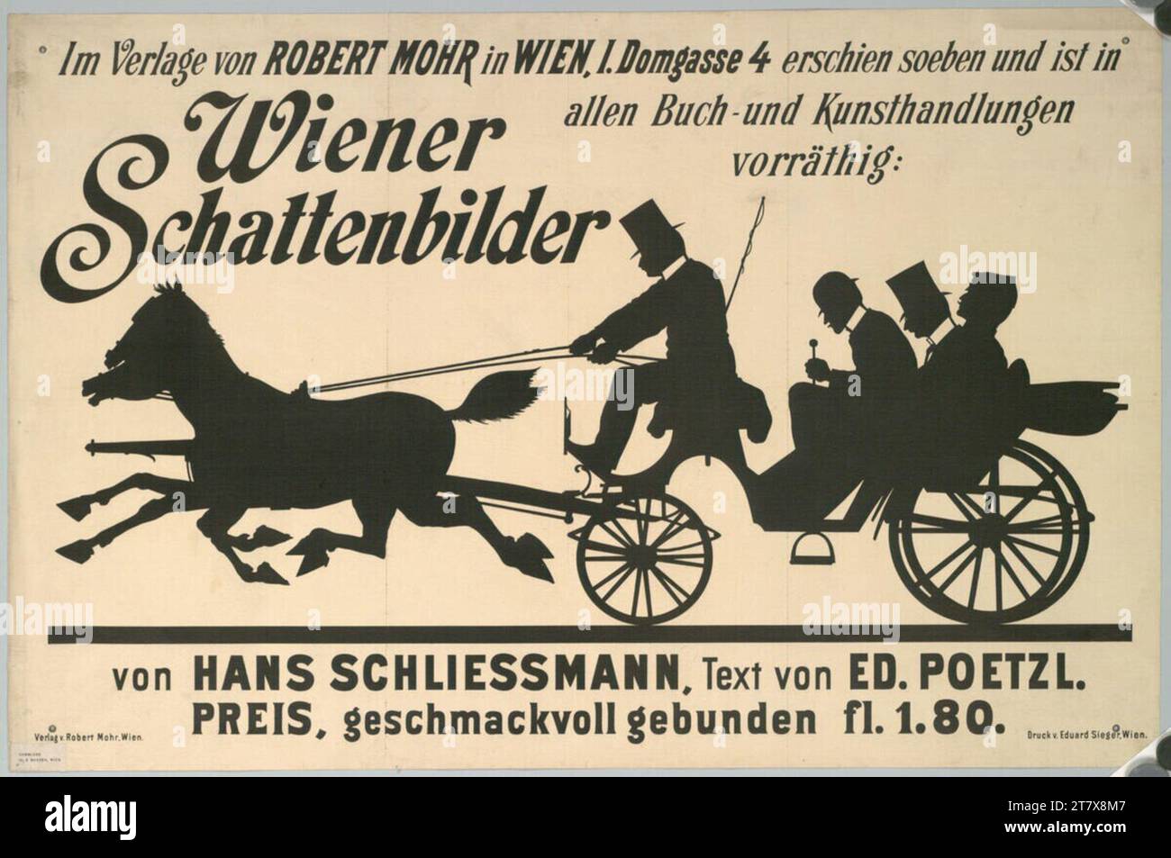 Hans Schließmann Verlag Robert Mohr: Viennese shadow picture by Hans ...