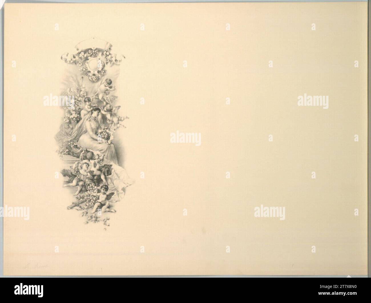 Rudolf Rössler Diploma. Lithography around 1910 Stock Photo - Alamy