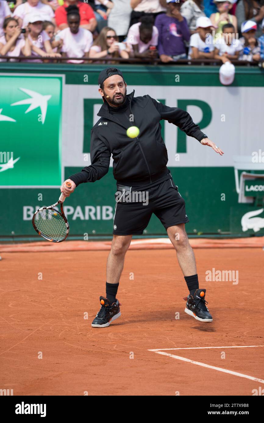 Cyril Hannouna, french tv presentator, during the French Tennis Open at ...