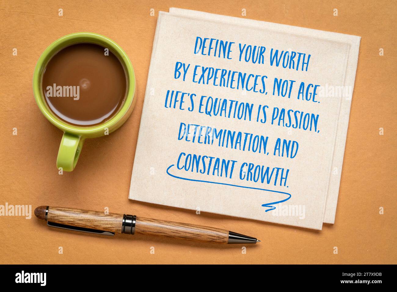 Define your worth by experience, not age. Life's equation is passion ...