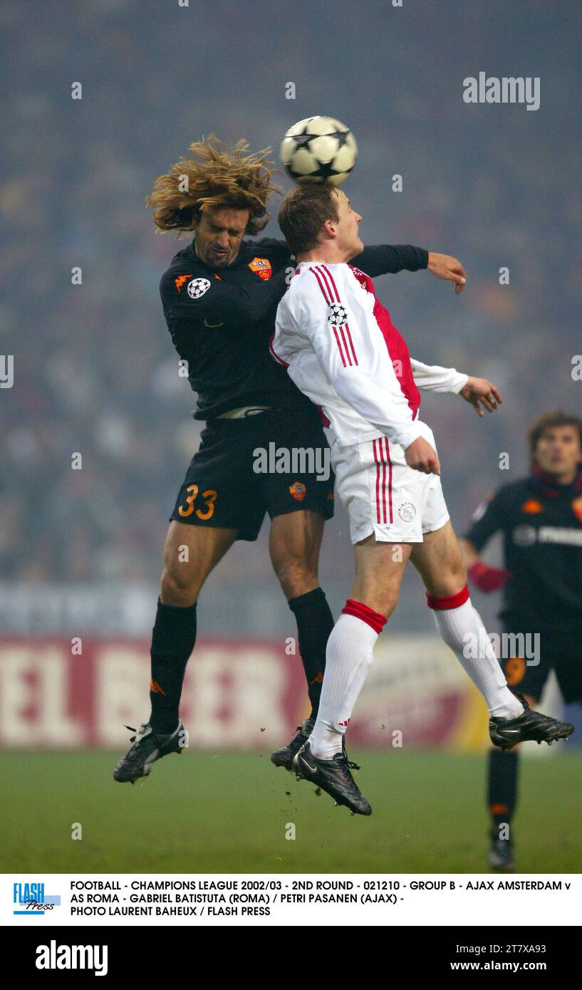 Batistuta roma 2002 hi-res stock photography and images - Alamy