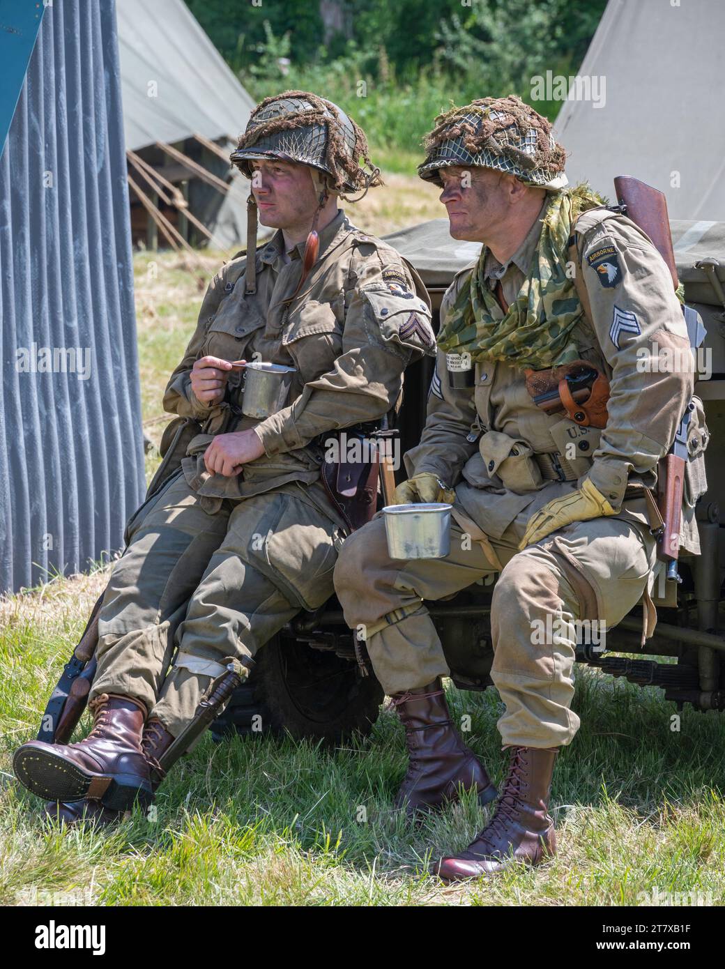Operation Overlord Jubilee show 2022 at Denmead, Hampshire, England, UK ...