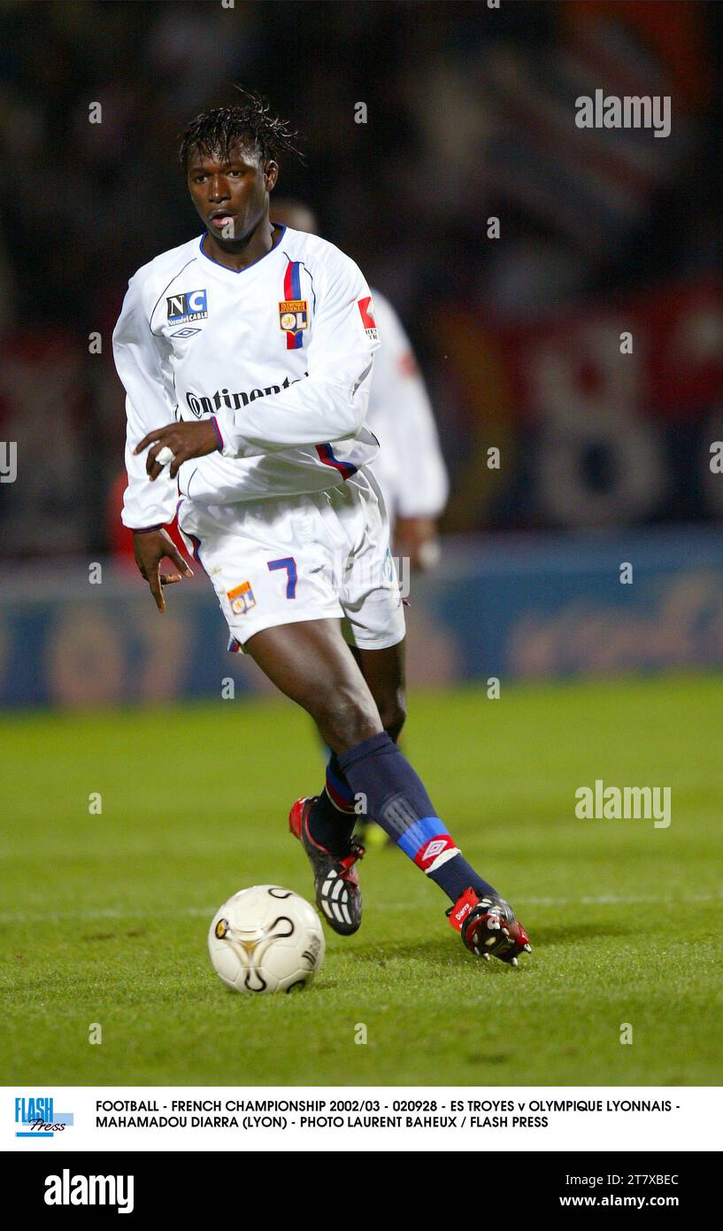 FOOTBALL - FRENCH CHAMPIONSHIP 2002/03 - 020928 - ES TROYES v OLYMPIQUE ...