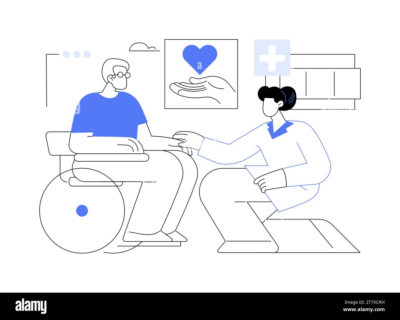 Palliative medicine abstract concept vector illustration Stock Vector ...