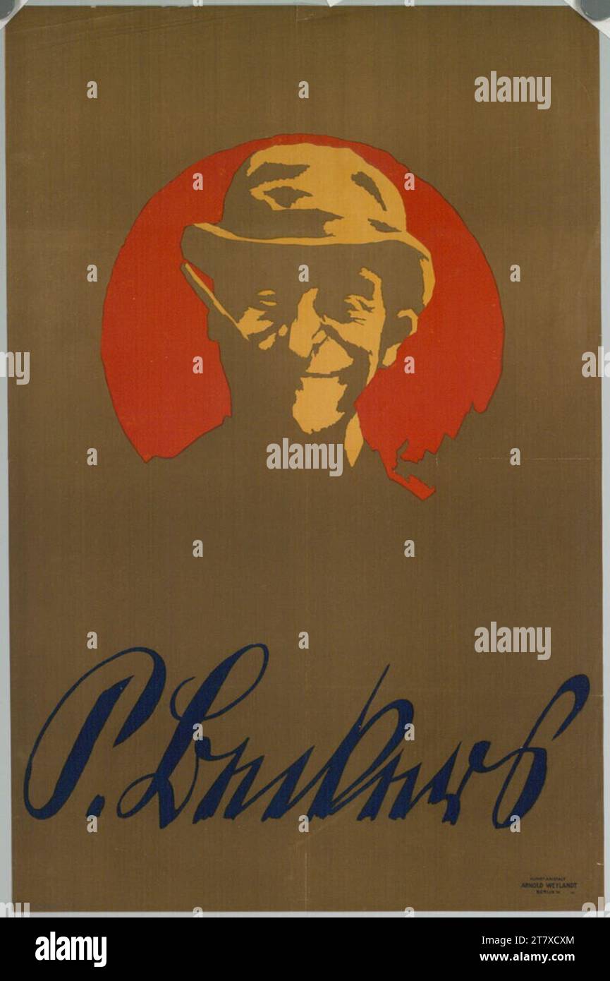 Paul Haase P. Beckers. Color around 1910 Stock Photo - Alamy