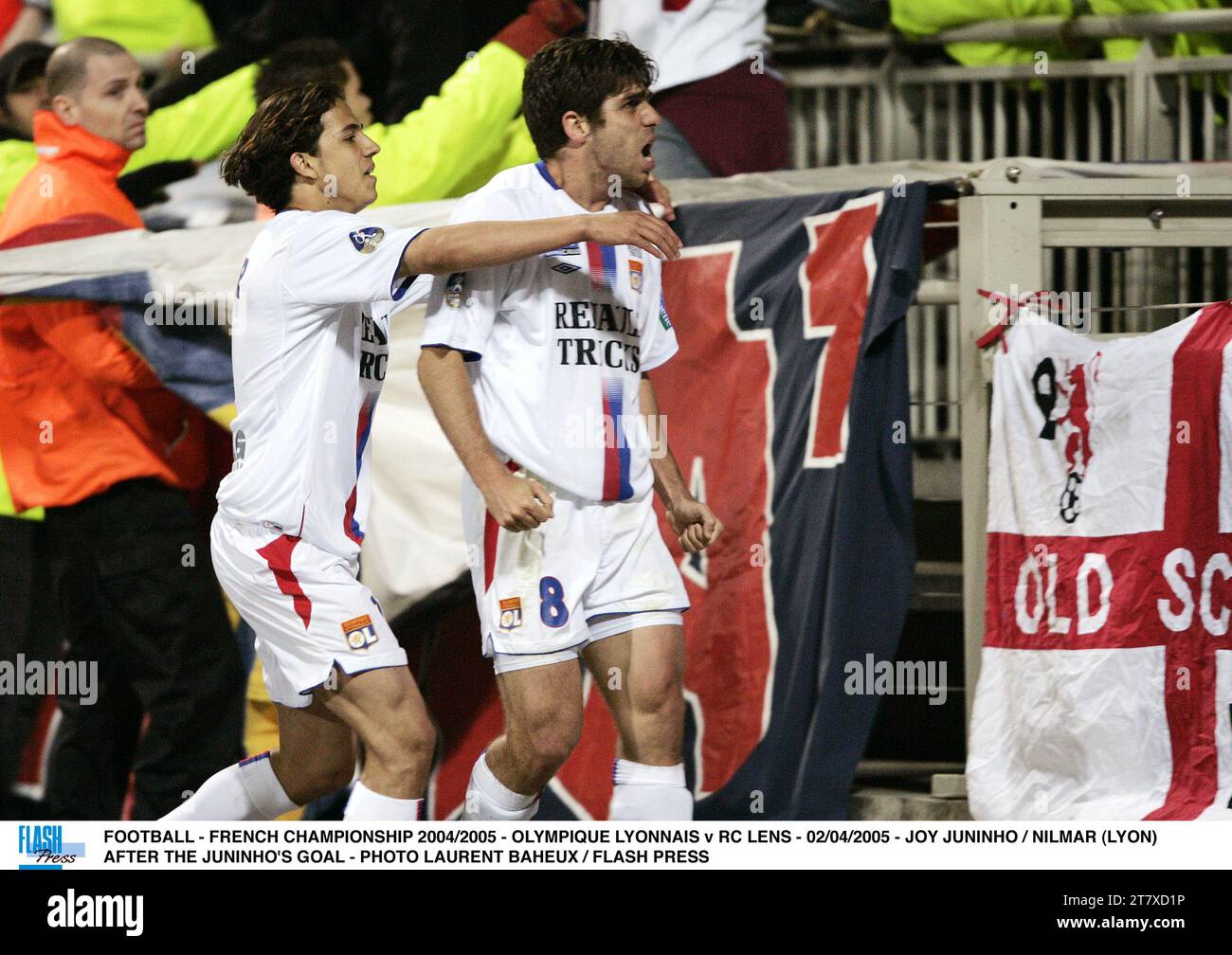 FOOTBALL - FRENCH CHAMPIONSHIP 2004/2005 - OLYMPIQUE LYONNAIS v RC LENS ...