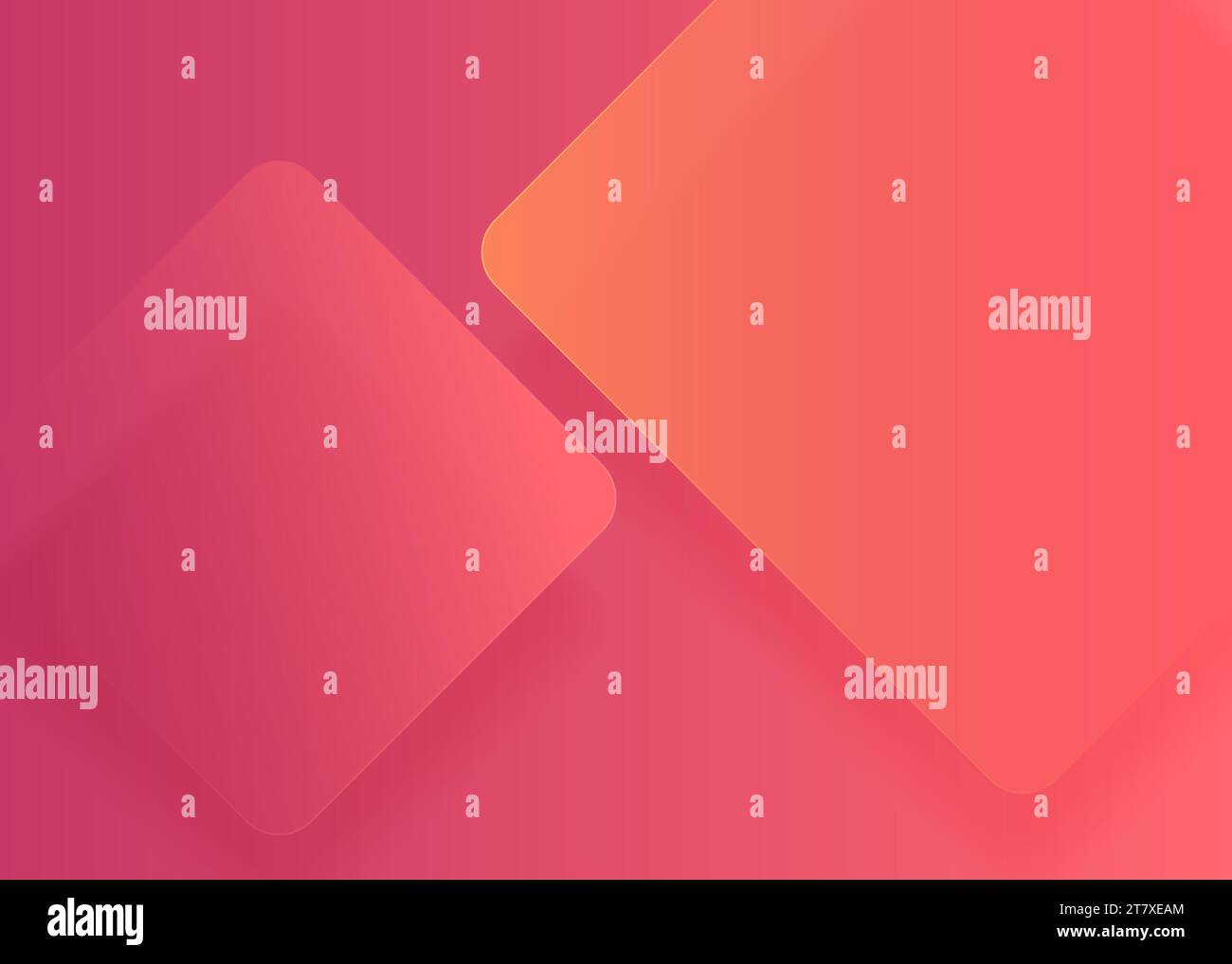 Modern Boxes style banner background design concept. Red Orange and ...