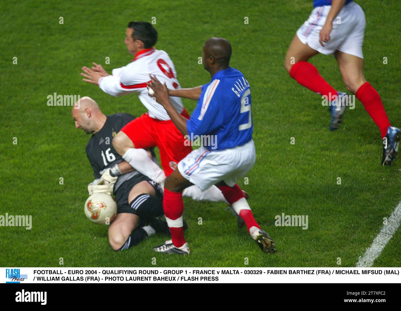 FOOTBALL - EURO 2004 - QUALIFIYING ROUND - GROUP 1 - FRANCE v MALTA ...