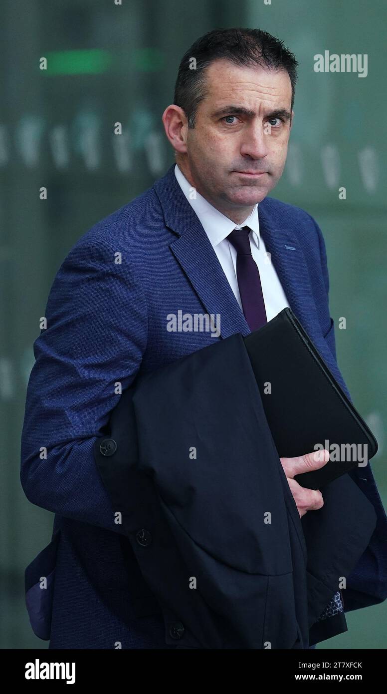 Detective Sergent David Scahill leaving the Central Criminal Court in ...