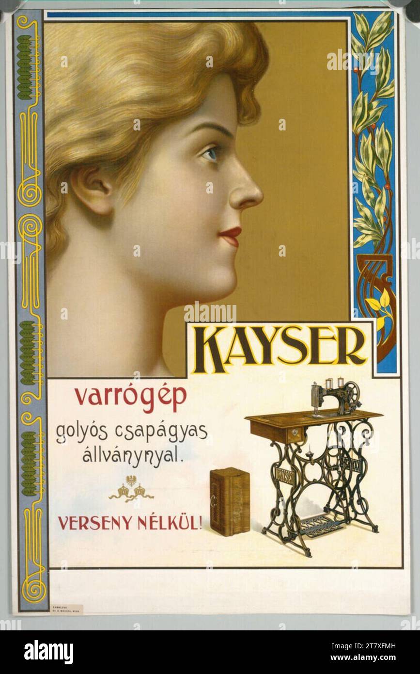 Anonym Kayser sewing machine with ball bearing stand. Without ...