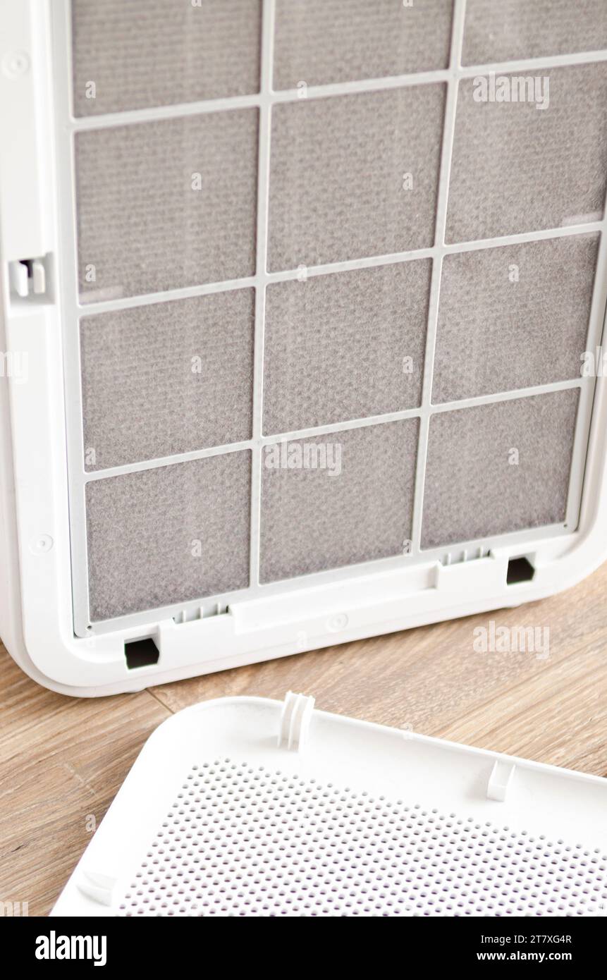 HEPA filter for air. Air purifier for apartments and houses Stock Photo ...
