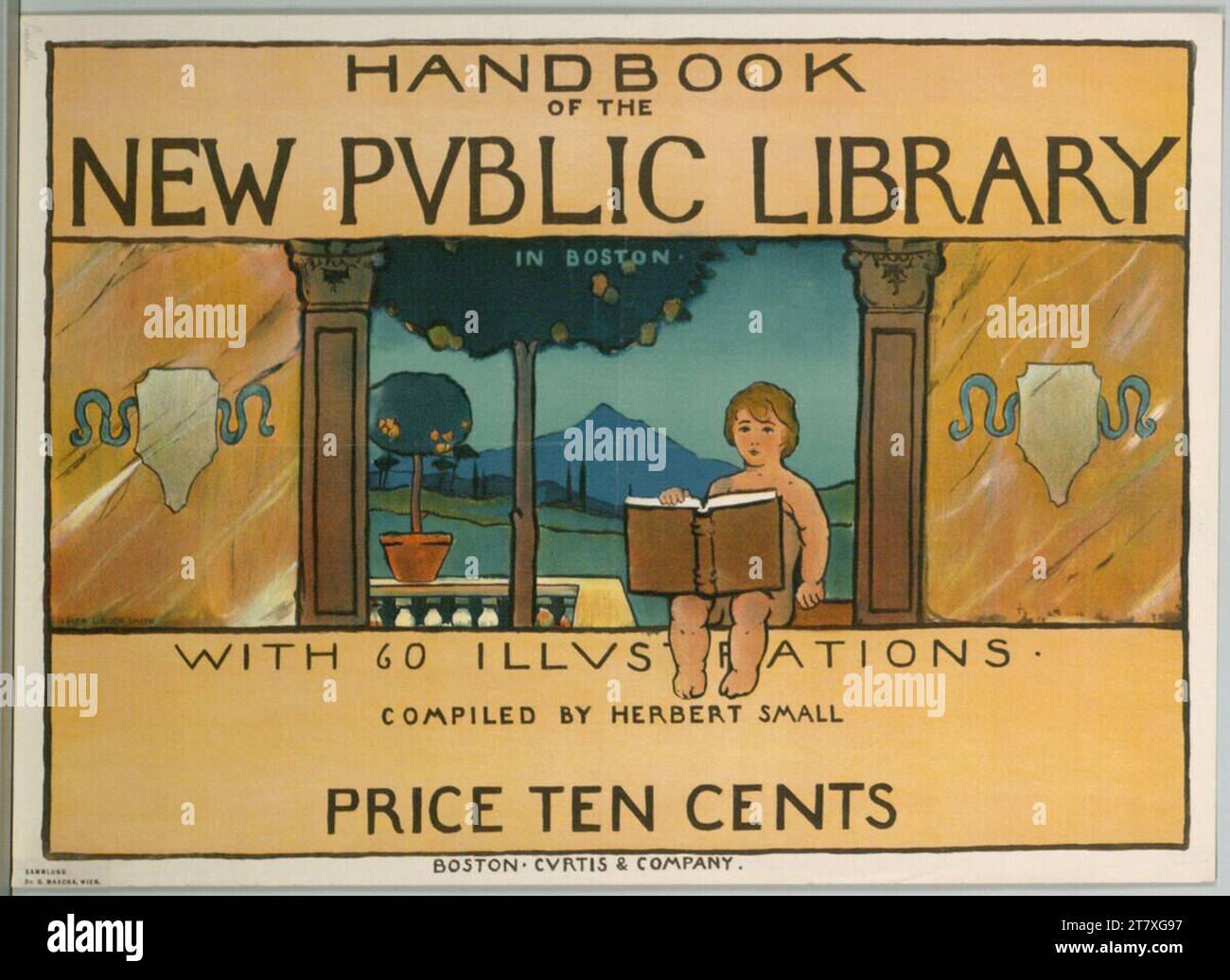 Joseph Lindon Smith HANDBOOK OF THE NEW PUBLIC LIBRARY IN BOSTON ...