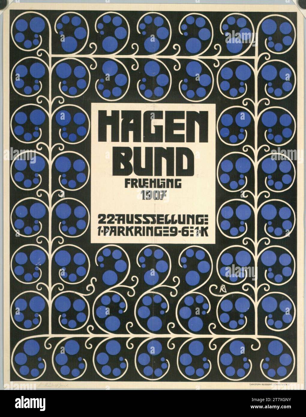 Rudolf Junk Hagenbund; Fruehling 1907; 22. Exhibition. Color 1907 ...