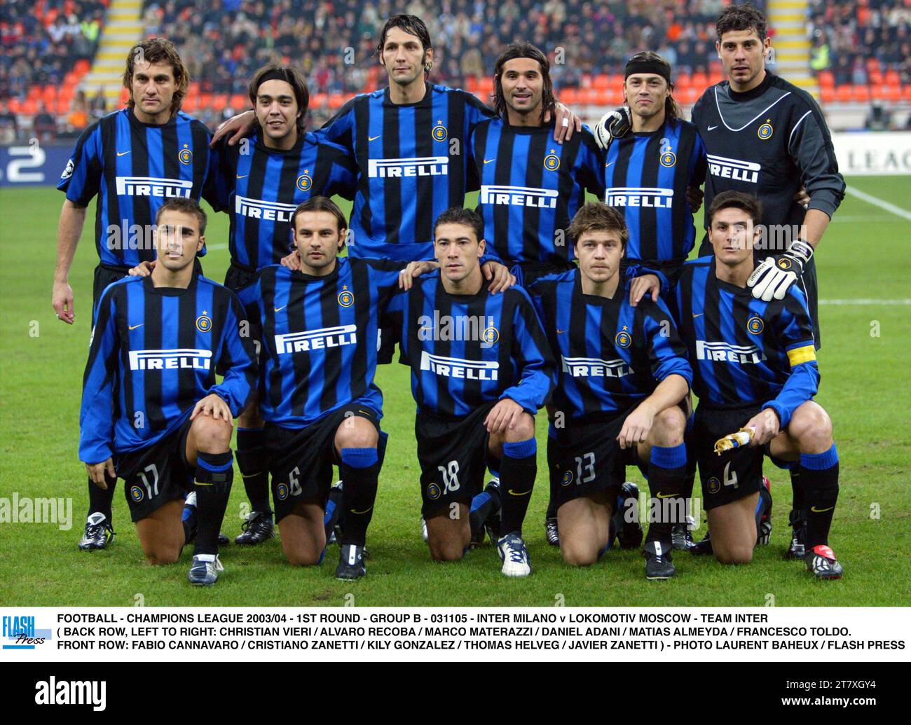 Alvaro recoba vieri hi-res stock photography and images - Alamy