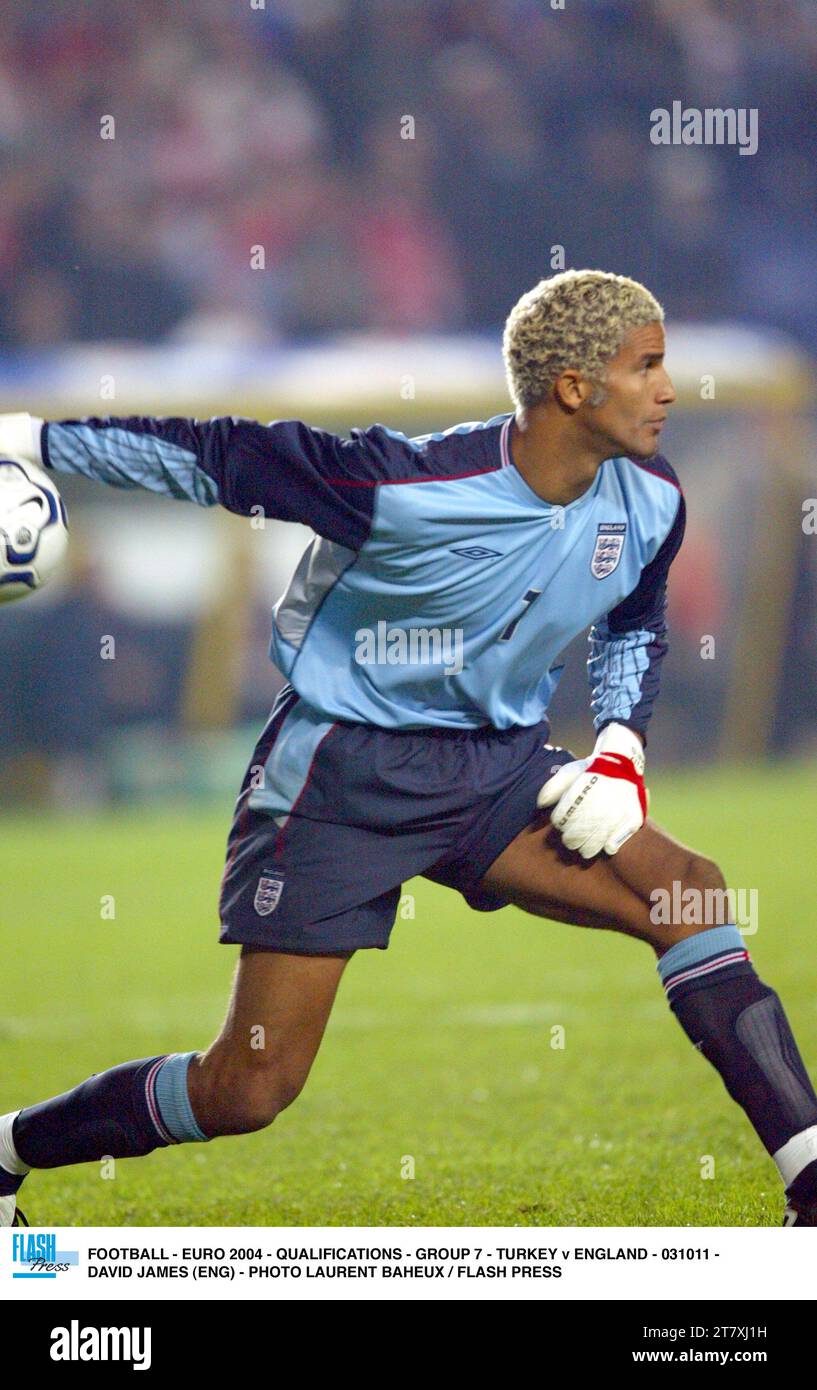 FOOTBALL - EURO 2004 - QUALIFICATIONS - GROUP 7 - TURKEY v ENGLAND ...