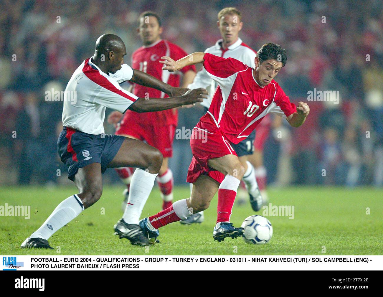 FOOTBALL - EURO 2004 - QUALIFICATIONS - GROUP 7 - TURKEY v ENGLAND ...