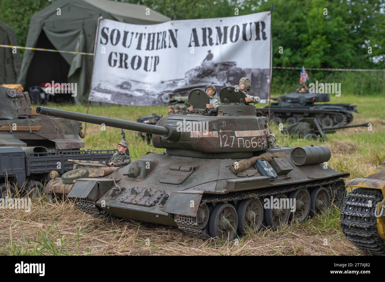 The Southern Armour Groups models at the Operation Overlord Jubilee ...