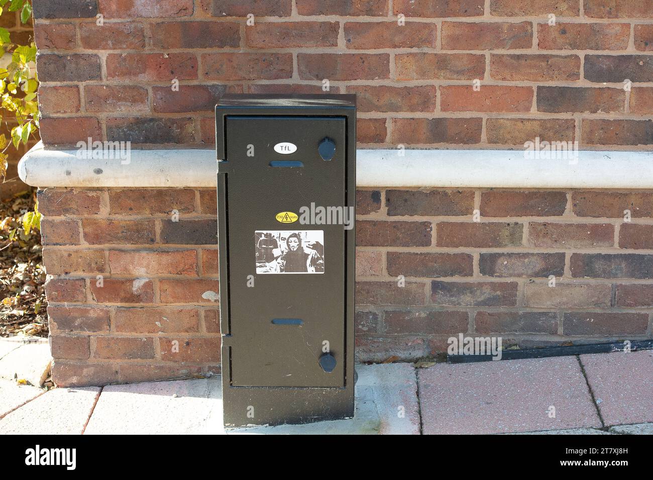 Uxbridge, UK. 17th November, 2023. A Blade Runners Sticker on a TfL ...