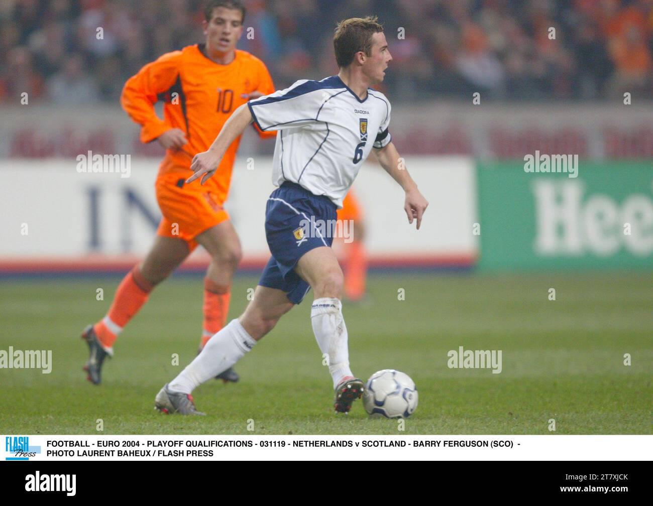 FOOTBALL - EURO 2004 - PLAYOFF QUALIFICATIONS - 031119 - NETHERLANDS v ...