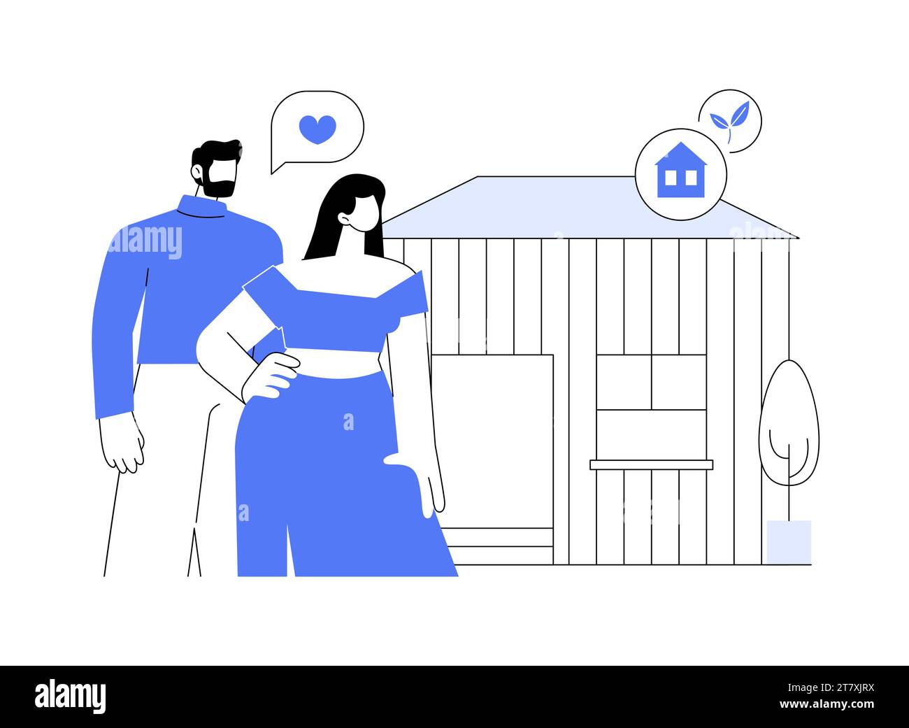 Tiny home abstract concept vector illustration Stock Vector Image & Art ...